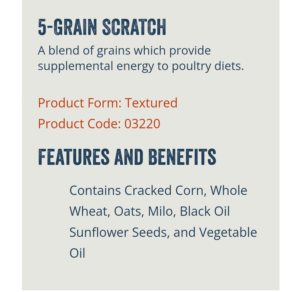 CPC Heritage 5-Way Scratch – Heritage Farm Supply, LLC