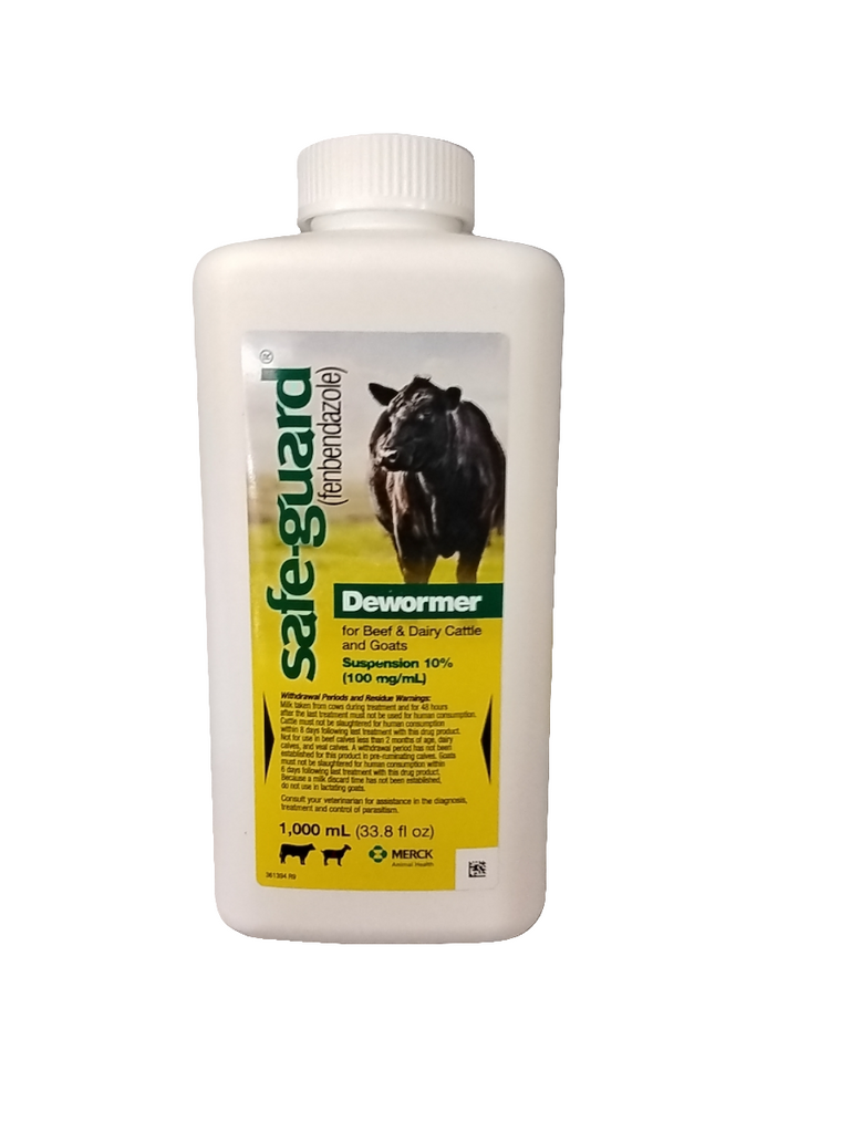 Safe Guard Cattle Dewormer 1000 ml – Heritage Farm Supply, LLC